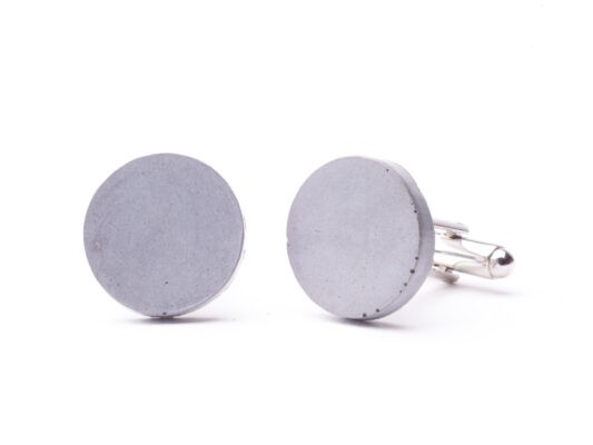 Custom Made Concrete Cufflinks » AB Concrete Design and Business Gifts